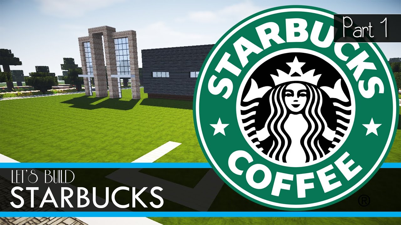 Let's build a Starbucks - Minecraft - YouTube
