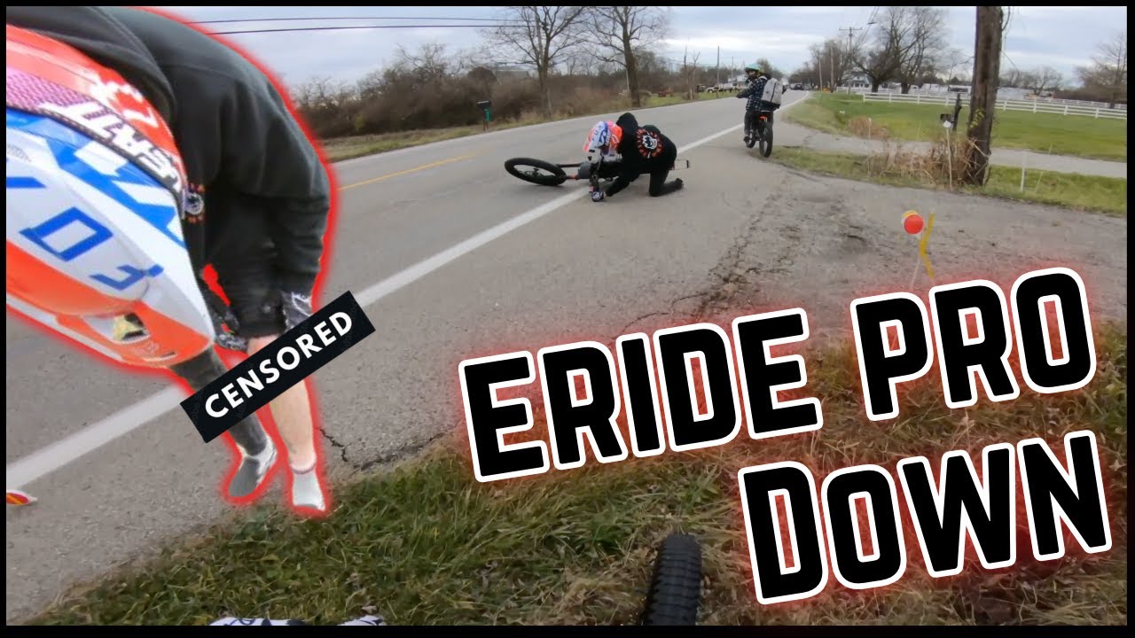 He Wrecked the NEW eRide Pro SS - YouTube