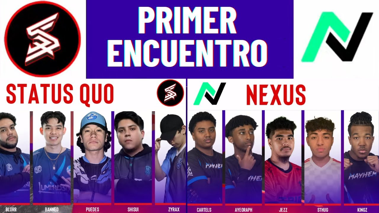 NEXUS vs STATUS QUO - 1ST ENCOUNTER - STAGE 4 CHAMPS 2024 | COD MOBILE ...