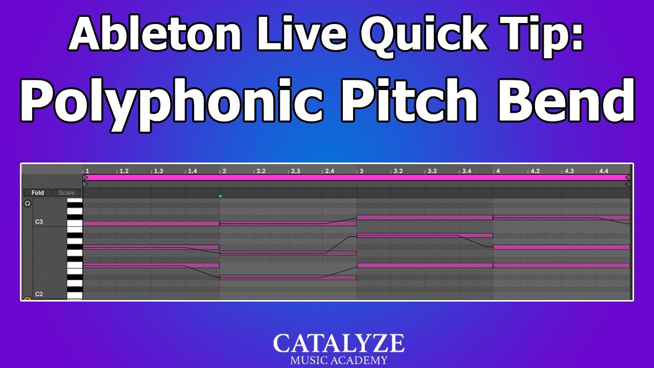 Ableton Live Quick Tip: Polyphonic Pitch Bend with MPE - YouTube