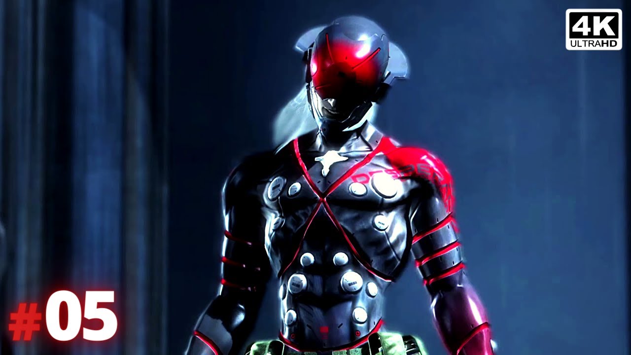 #05 Metal Gear Rising - Ripper Mode Enabled | Monsoon Boss Fight (🔴No ...