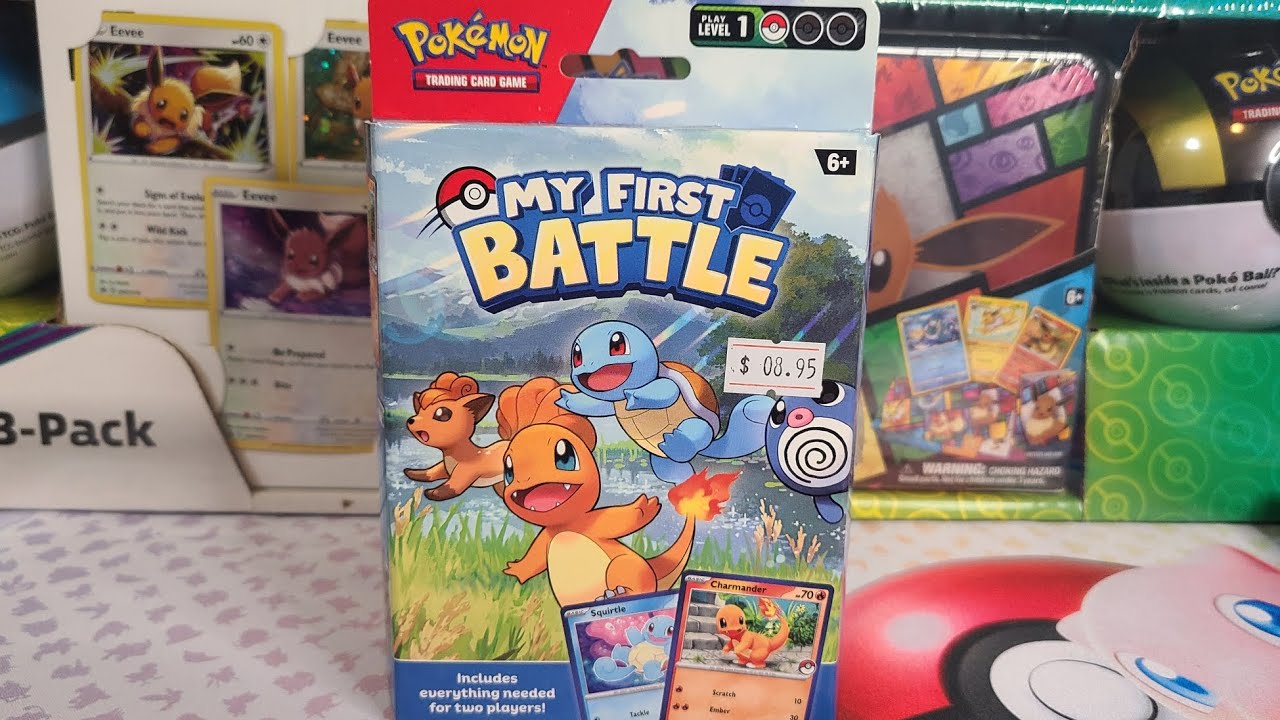 My First Battle (Charmander & Squirtle) Unboxing - YouTube
