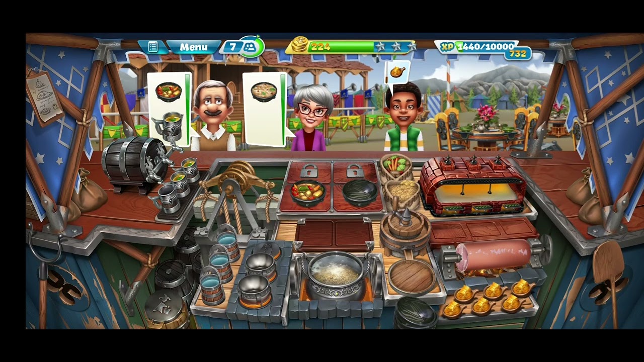 Cooking Fever: The Medieval Fair, Level 9 ⭐⭐⭐ | YoungHeartedMom - YouTube