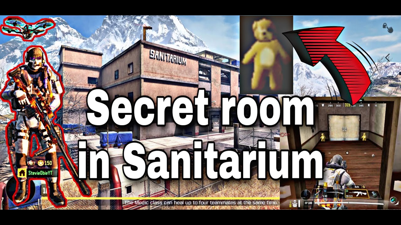 How to enter secret room in Sanitarium | Battle Royale Easter Egg | BR ...