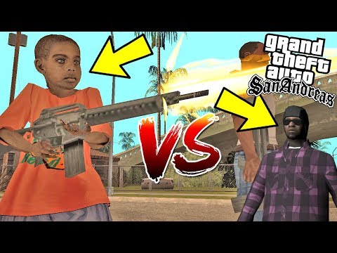 CJ'İN ÇOCUĞU ÇETE SAVAŞINDA - GTA SAN ANDREAS GERÇEK HAYAT