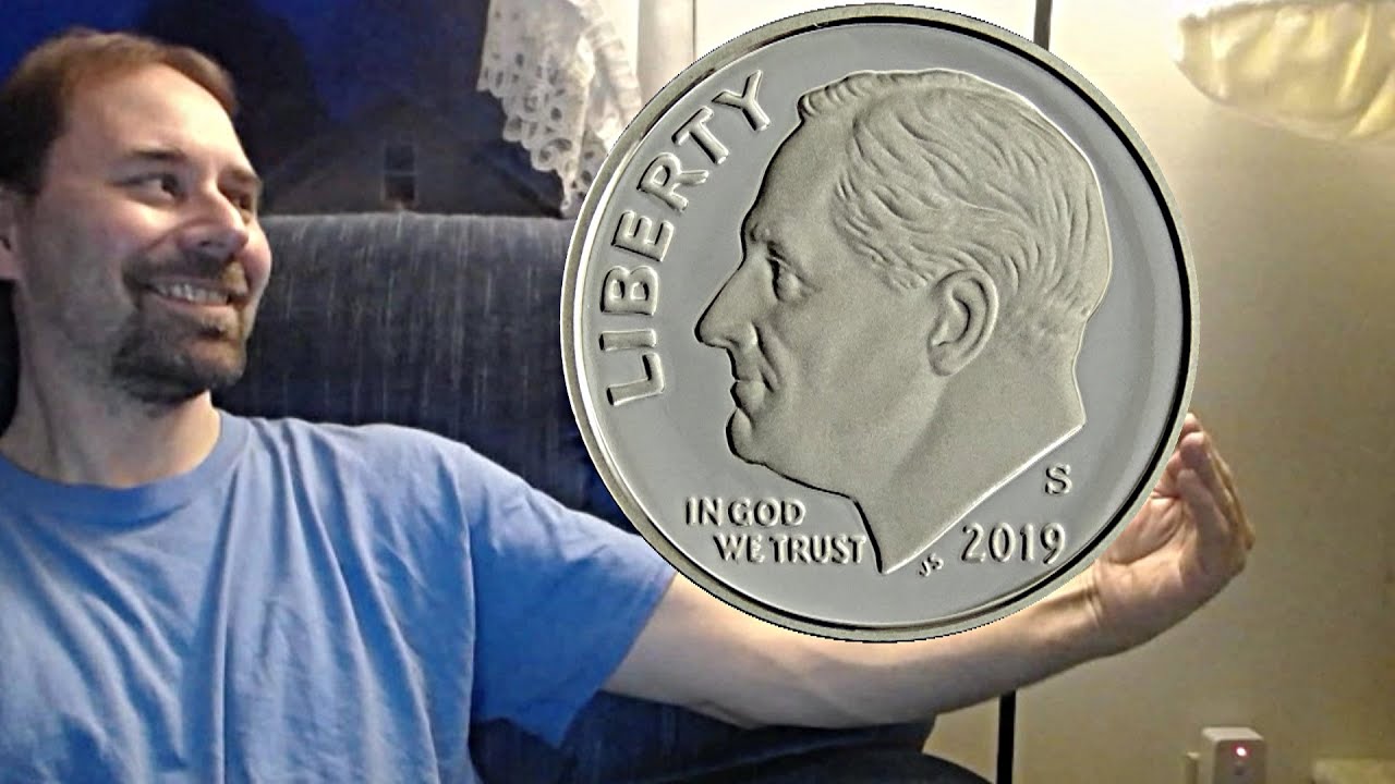 USA 10 cents 2019 coin - YouTube