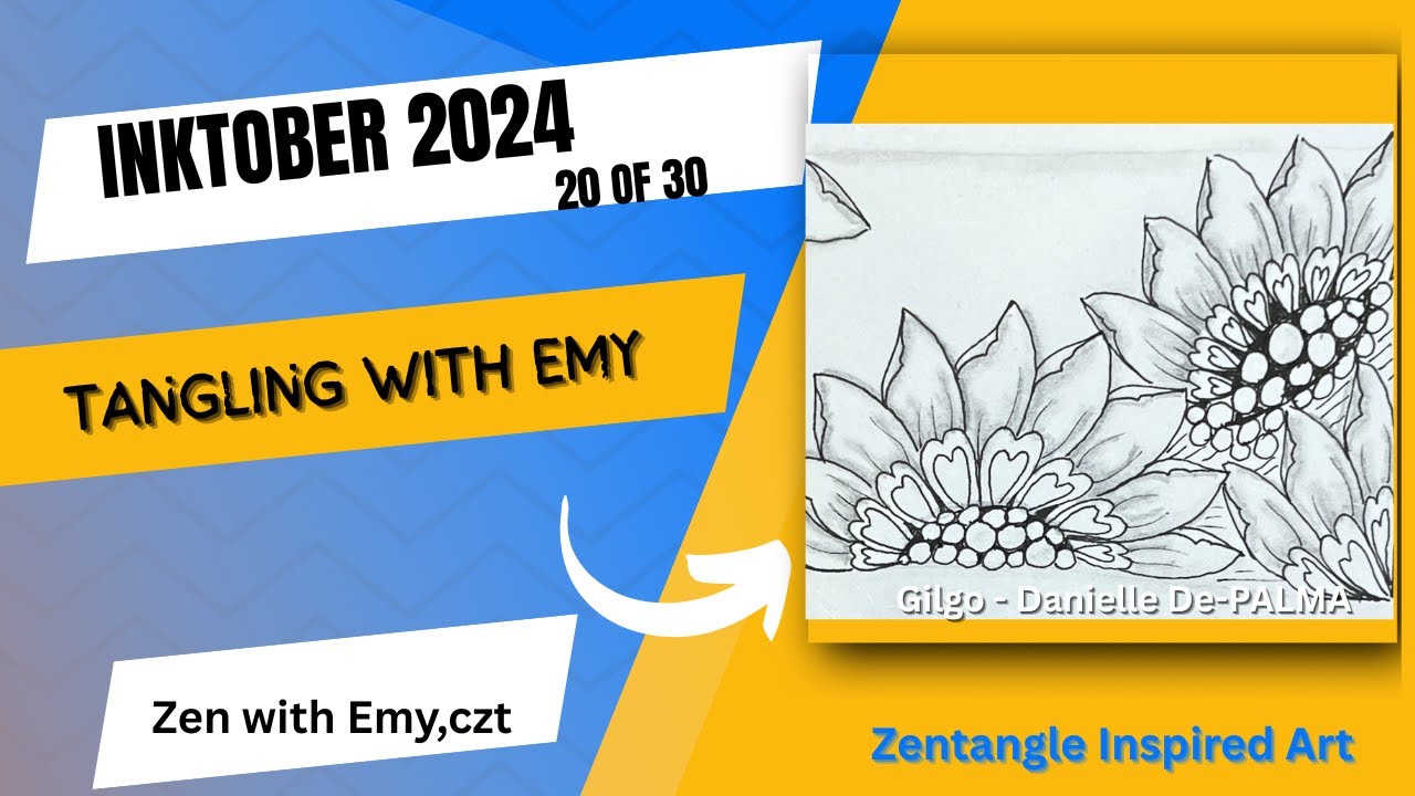 Gilgo by Danielle DePalma | Zentangle Beginners - YouTube