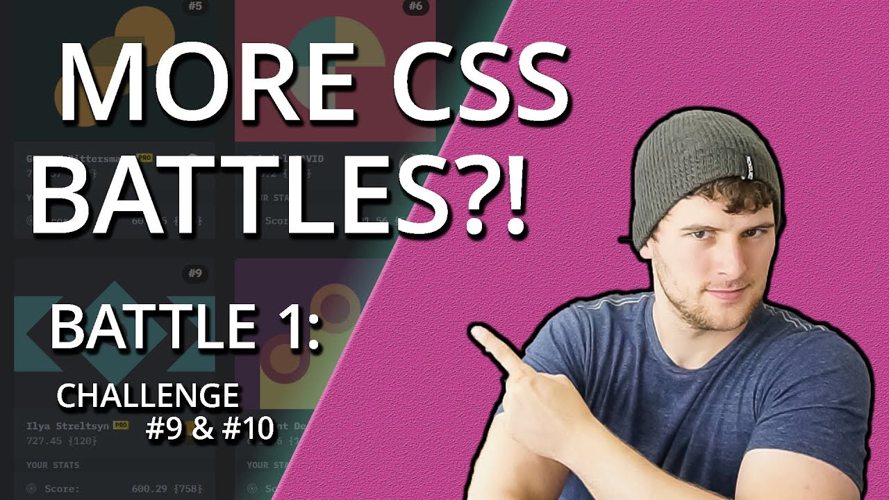 More Css Battles Battle 1 Challenge 9 And 10 Youtube
