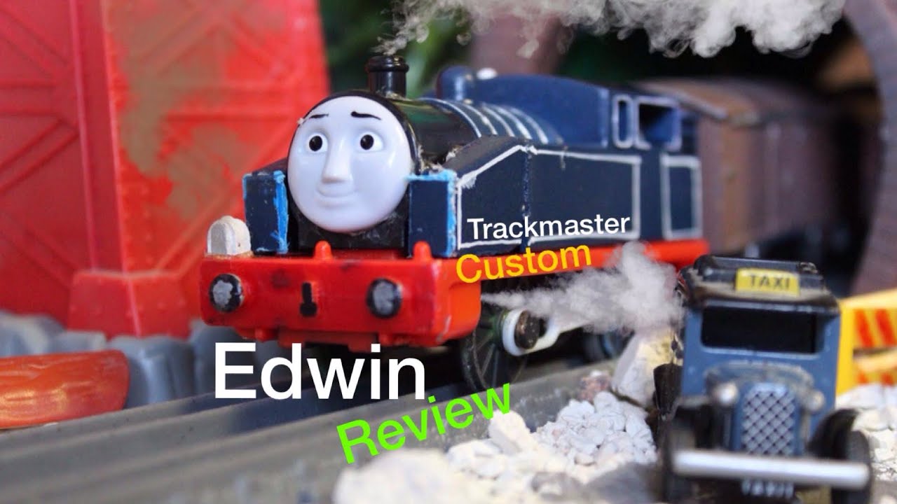 Thomas and Friends Trackmaster Custom EDWIN Review and Run - YouTube