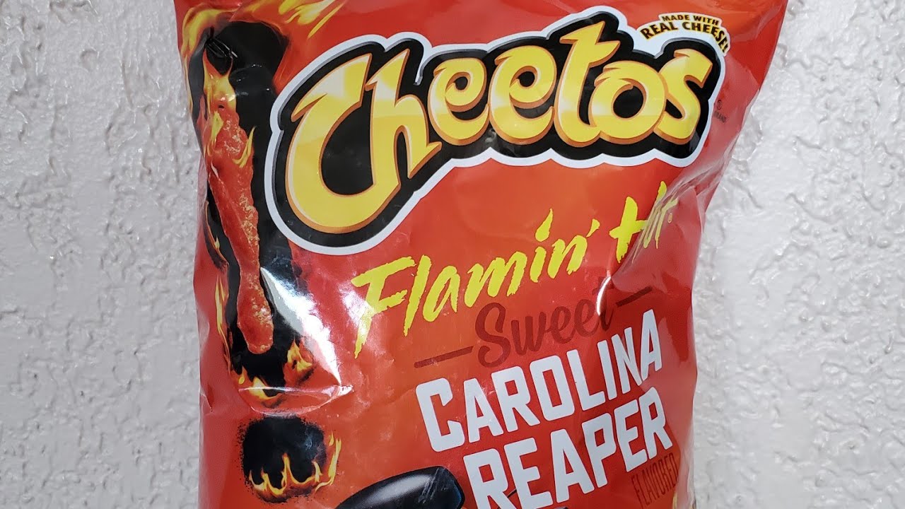 Flamin' Hot Sweet Carolina Reaper... Cheetos - YouTube