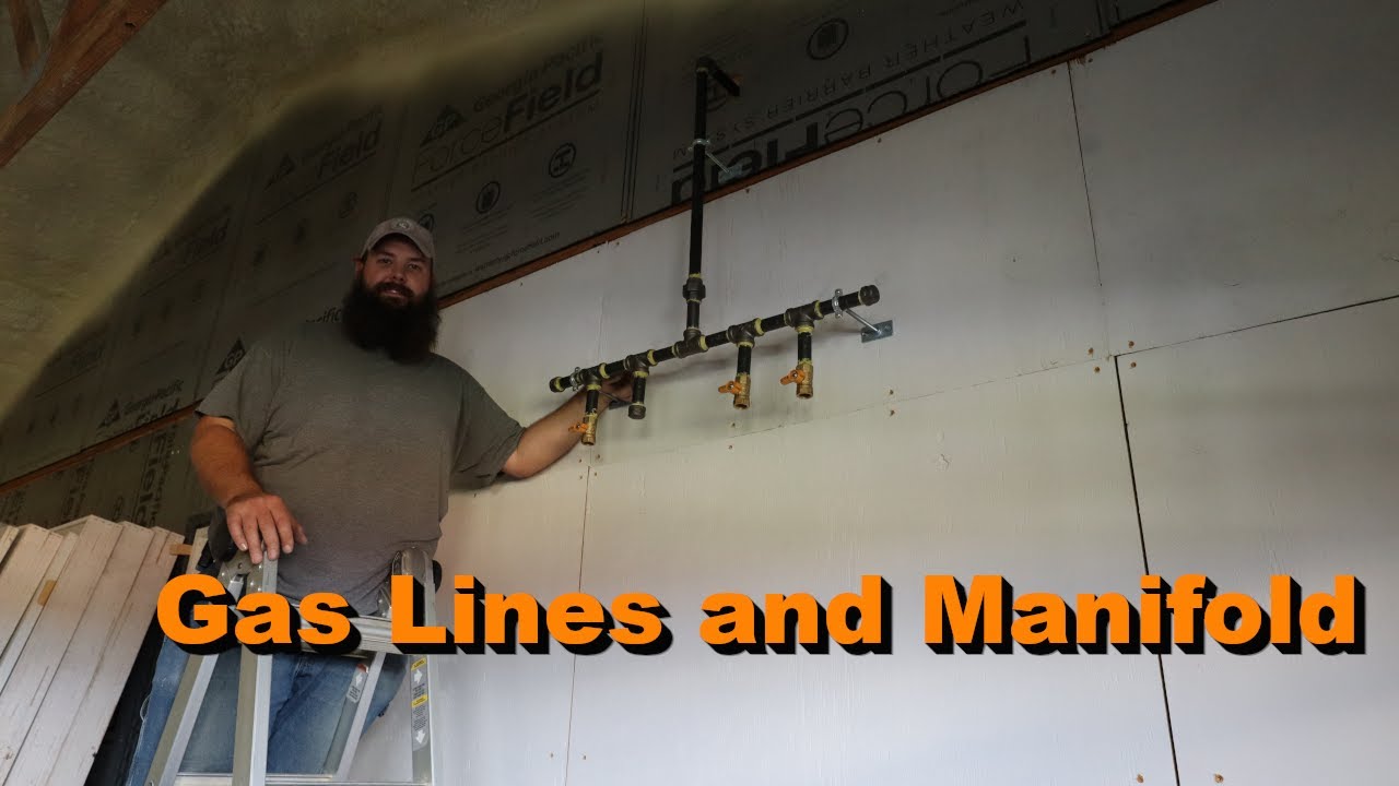 Installing Gas Lines and Building a Gas Manifold - YouTube