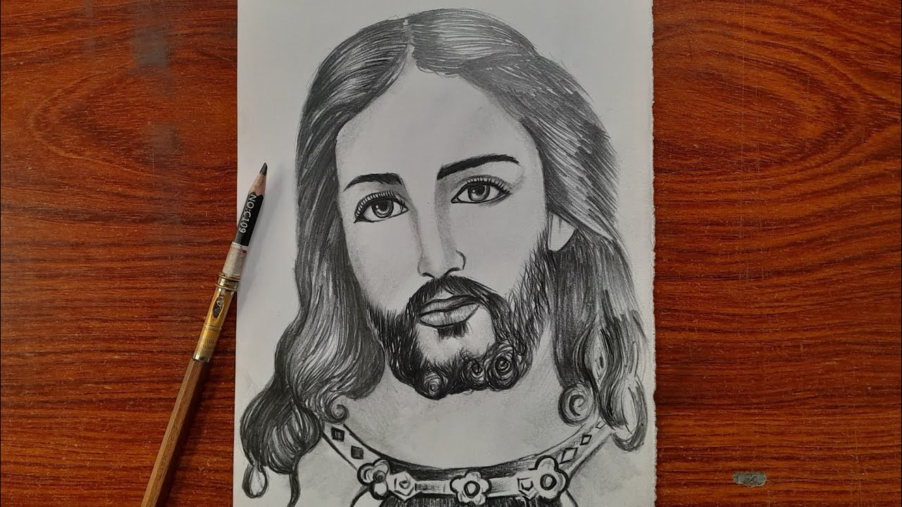 Jesus Pencil Drawings Youtube