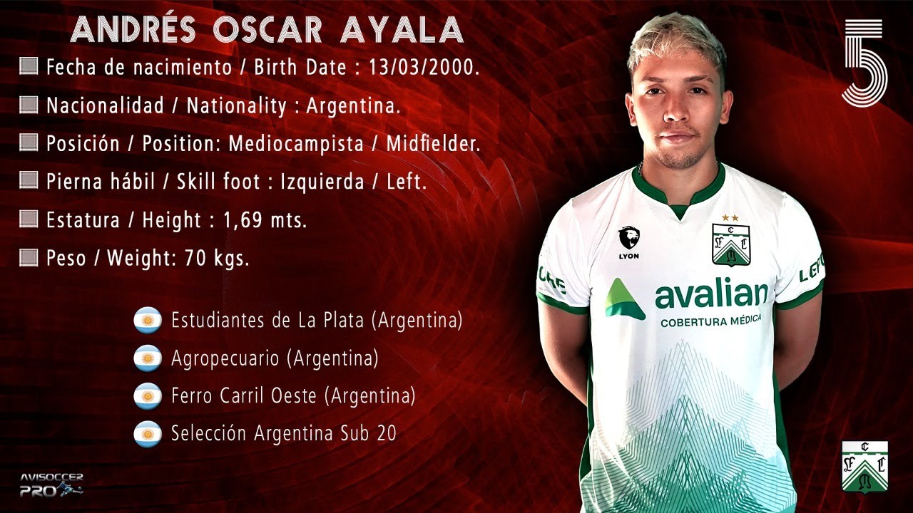 Andres Ayala #5 // Mediocampista - Midfielder // 2022 - YouTube
