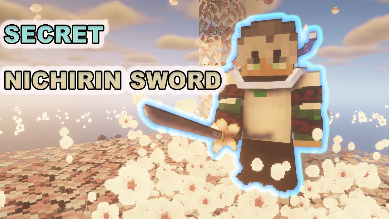 Secret Nichirin Sword - Minecraft Demon Slayer - YouTube