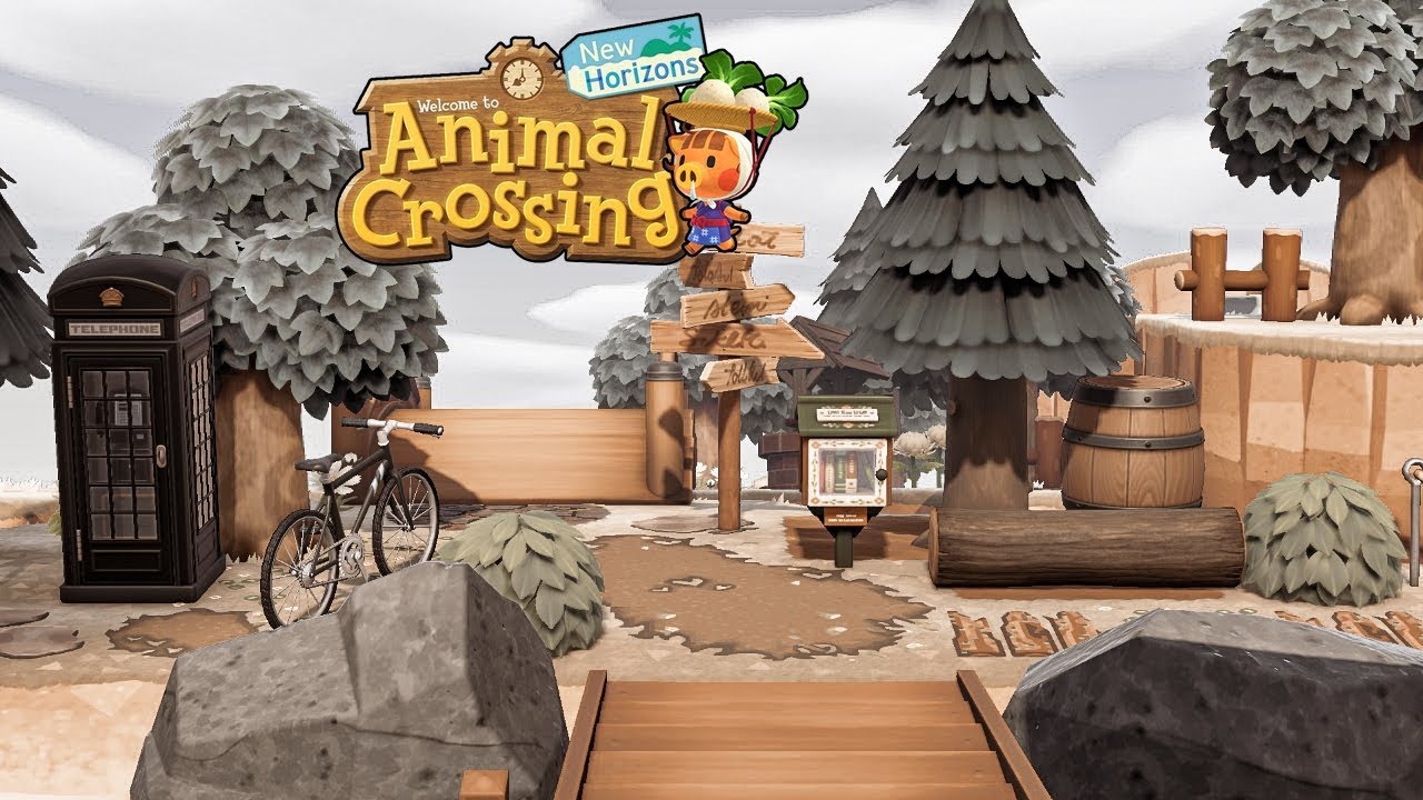 🌲 ACNH - 💛BEAUTIFUL NATURAL FORESTCORE ENTRANCE Speedbuild - feat ...