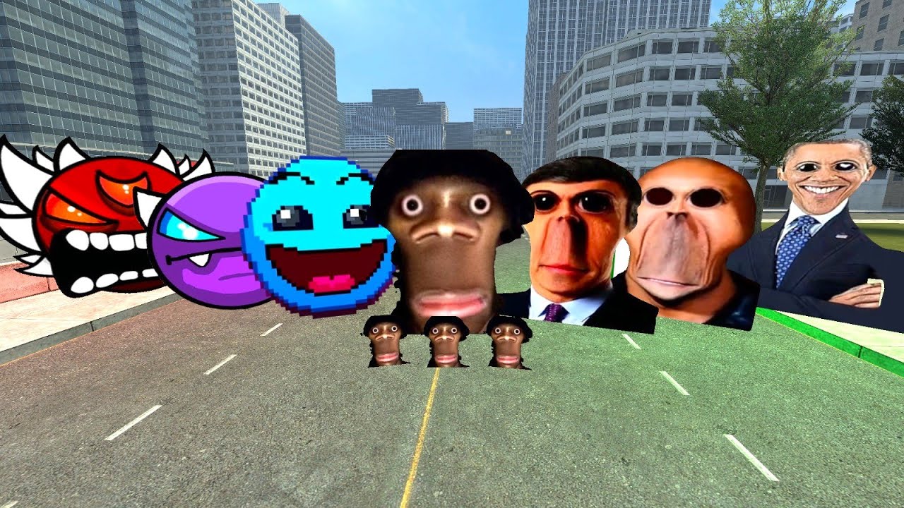 Goofy Ahh Family, Geometry Dash Emoji And Lobotomy Dash Nextbot Gmod ...