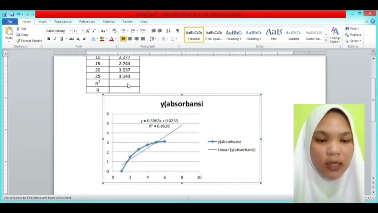 Tutorial cara membuat kurva di excel - YouTube