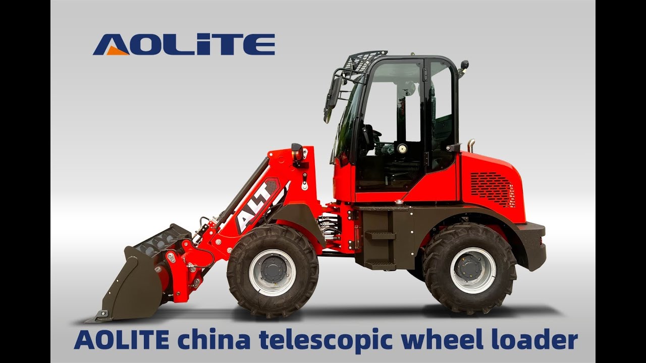 AOLITE TL1000 china CE telescopic wheel loader 1t on can carry on ...