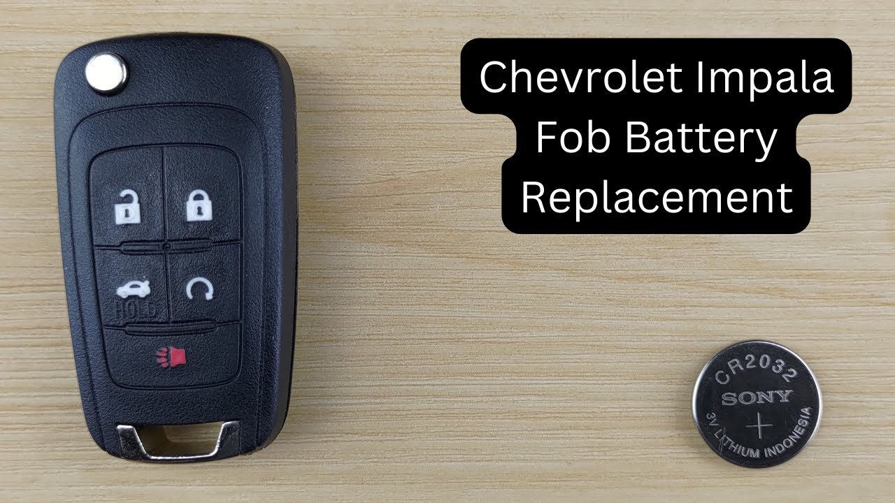 How To Replace or Change Chevrolet Impala Remote Key Fob Battery 2014 ...