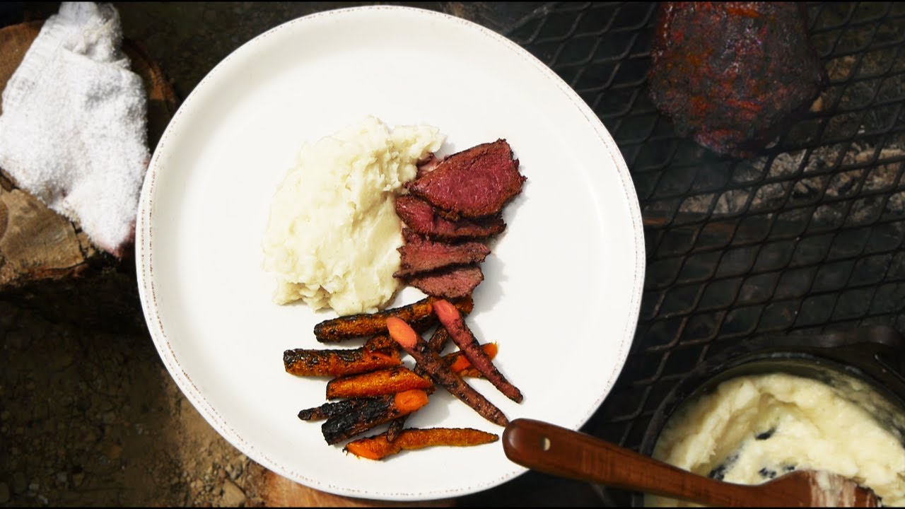 Simple Elk Sirloin Hunting Camp Recipe - YouTube