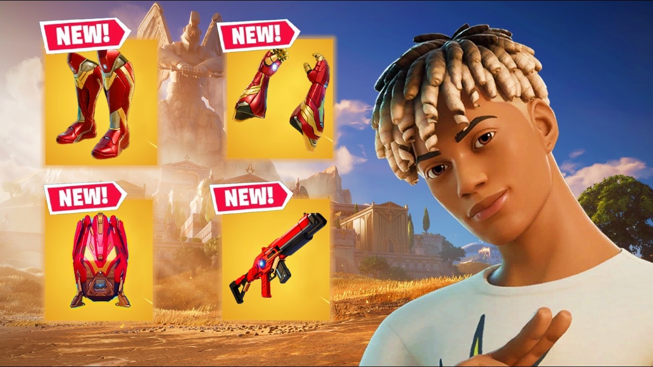 FORTNITE *NEW* MYTHIC IRON MAN UPDATE - YouTube