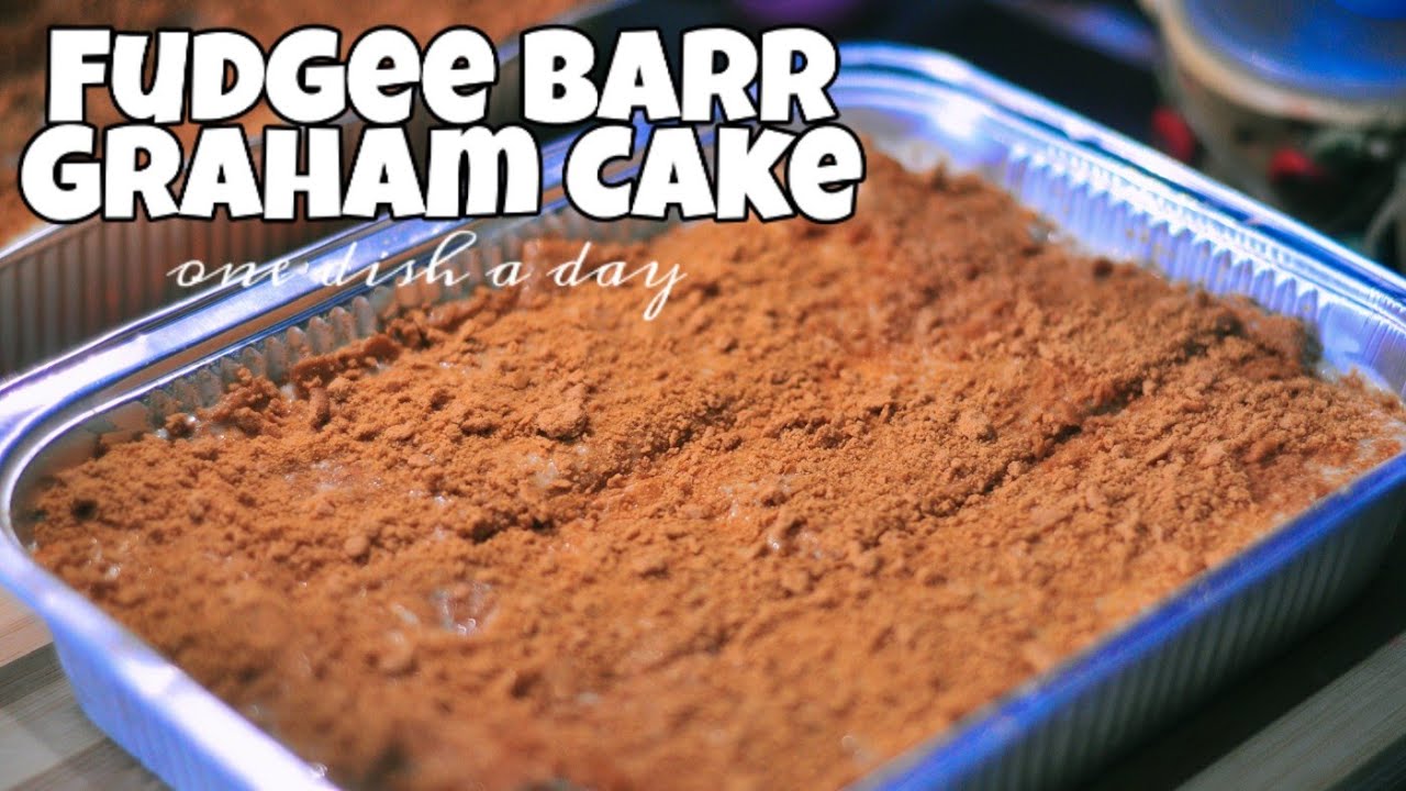 Fudgee Barr Graham Cake | one dish a day - YouTube
