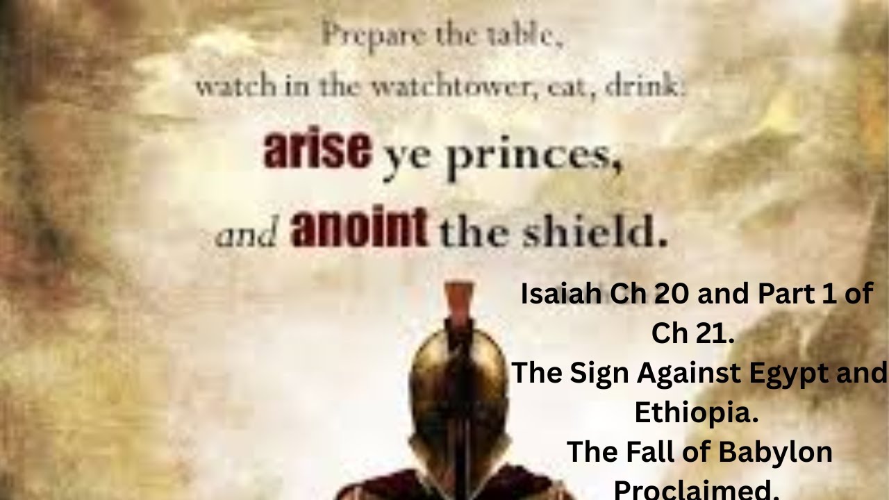 Book of Isaiah, CH 19. Proclamation Against Egypt and its future hope ...