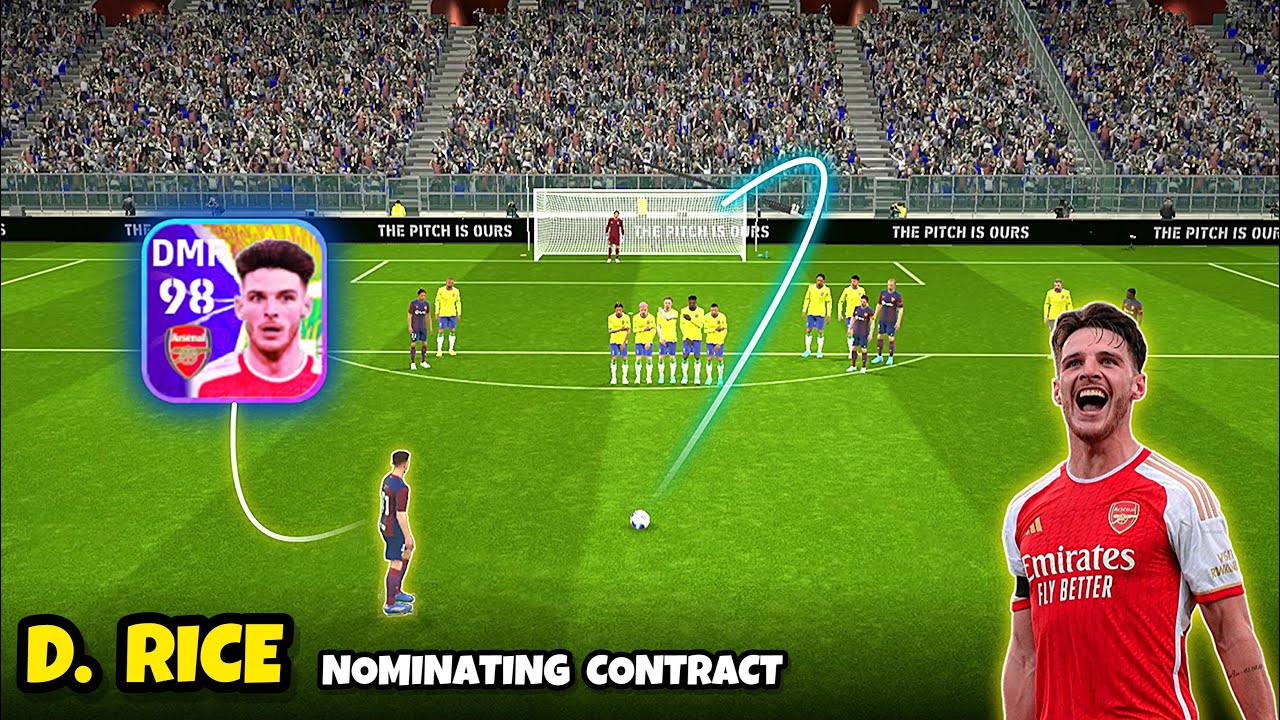 D. Rice Nominating Contract Card Review in eFootball 2024 Mobile - Is ...