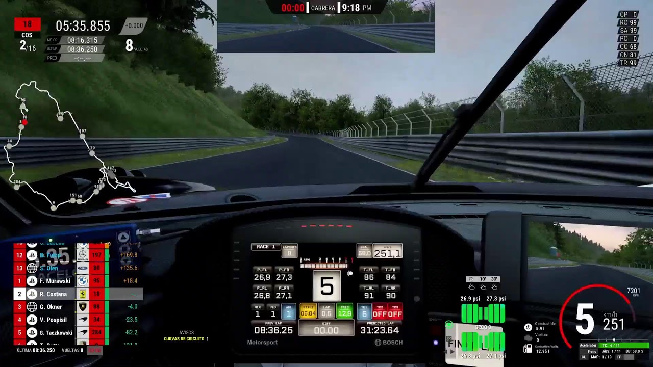 ACC PS5 SimGrid ACC Console Hungary Survive the Green Hell - YouTube