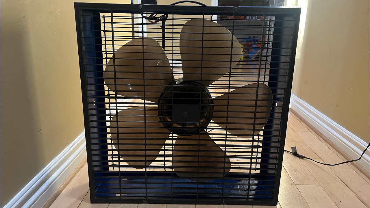 Restored 1980s Edison “Comfort Conditioner” Box Fan - YouTube