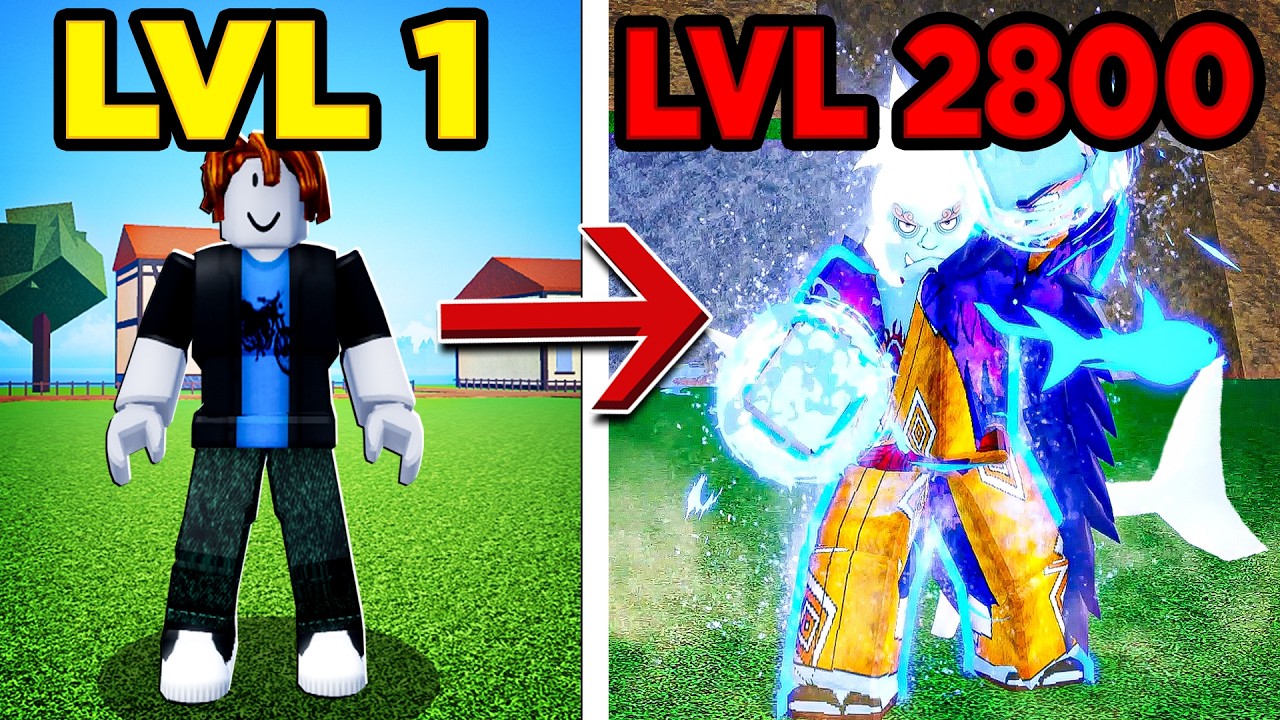 LEVEL 1 TO 2800 BECOMING JINBEI IN BLOX FRUITS - YouTube
