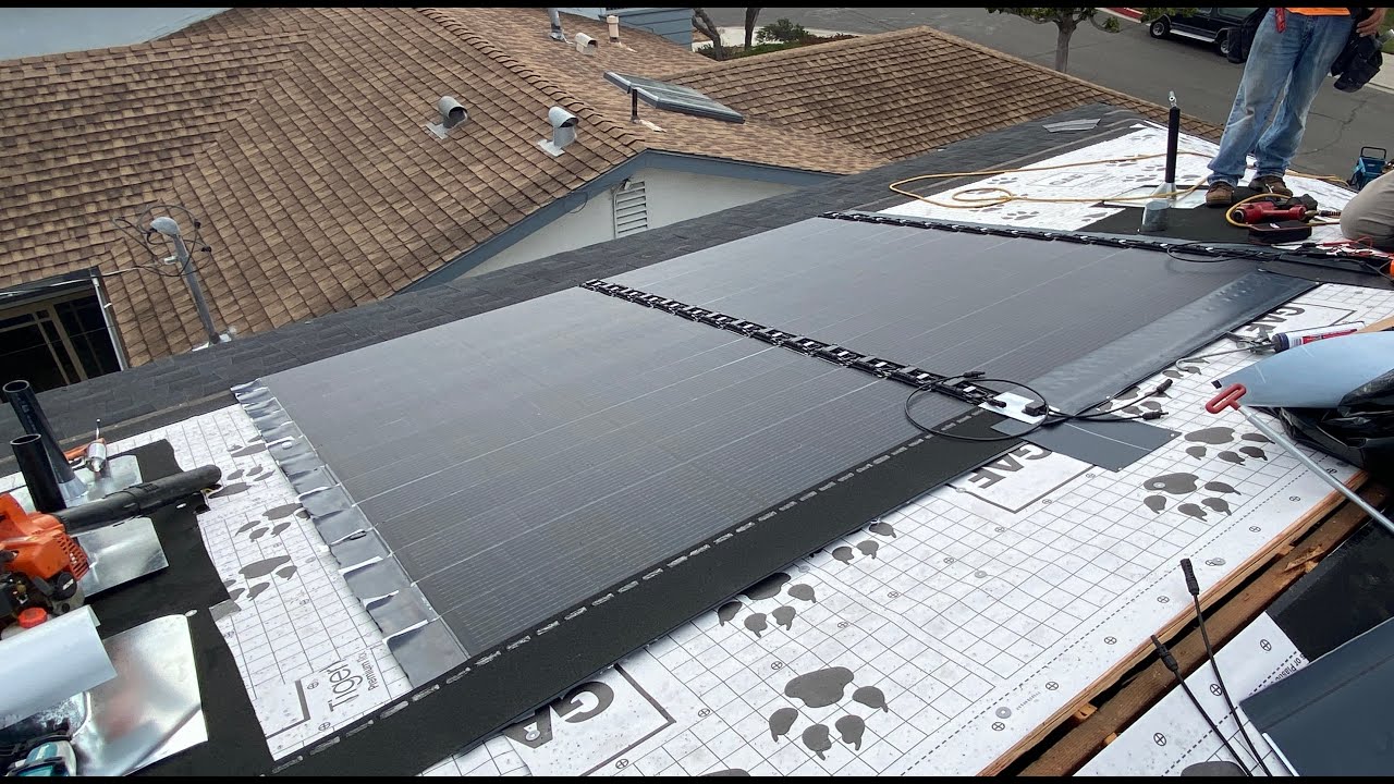 GAF energy Timberline Solar Install - YouTube