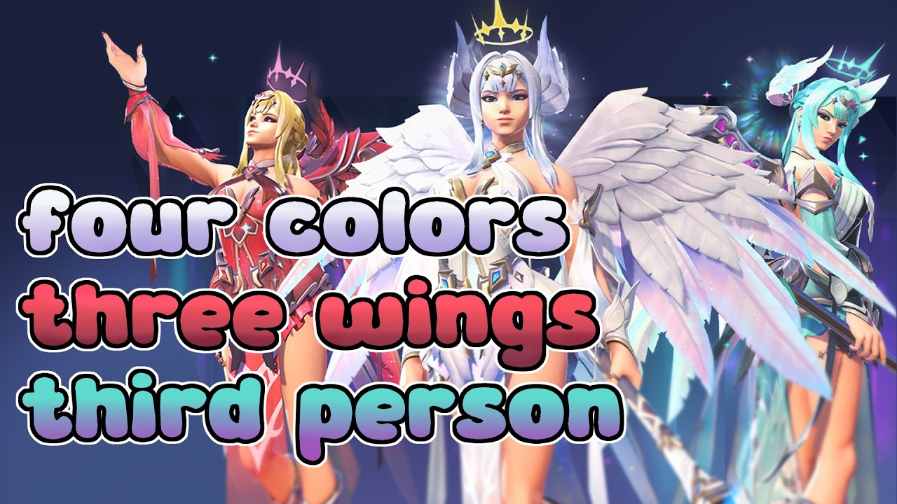 third person Mercy Mythic skin showcase in Stadium! ♡ four colors, all ...