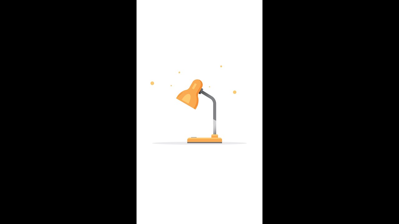 Create Table Lamp easy steps, Table lamp design illustrator - YouTube