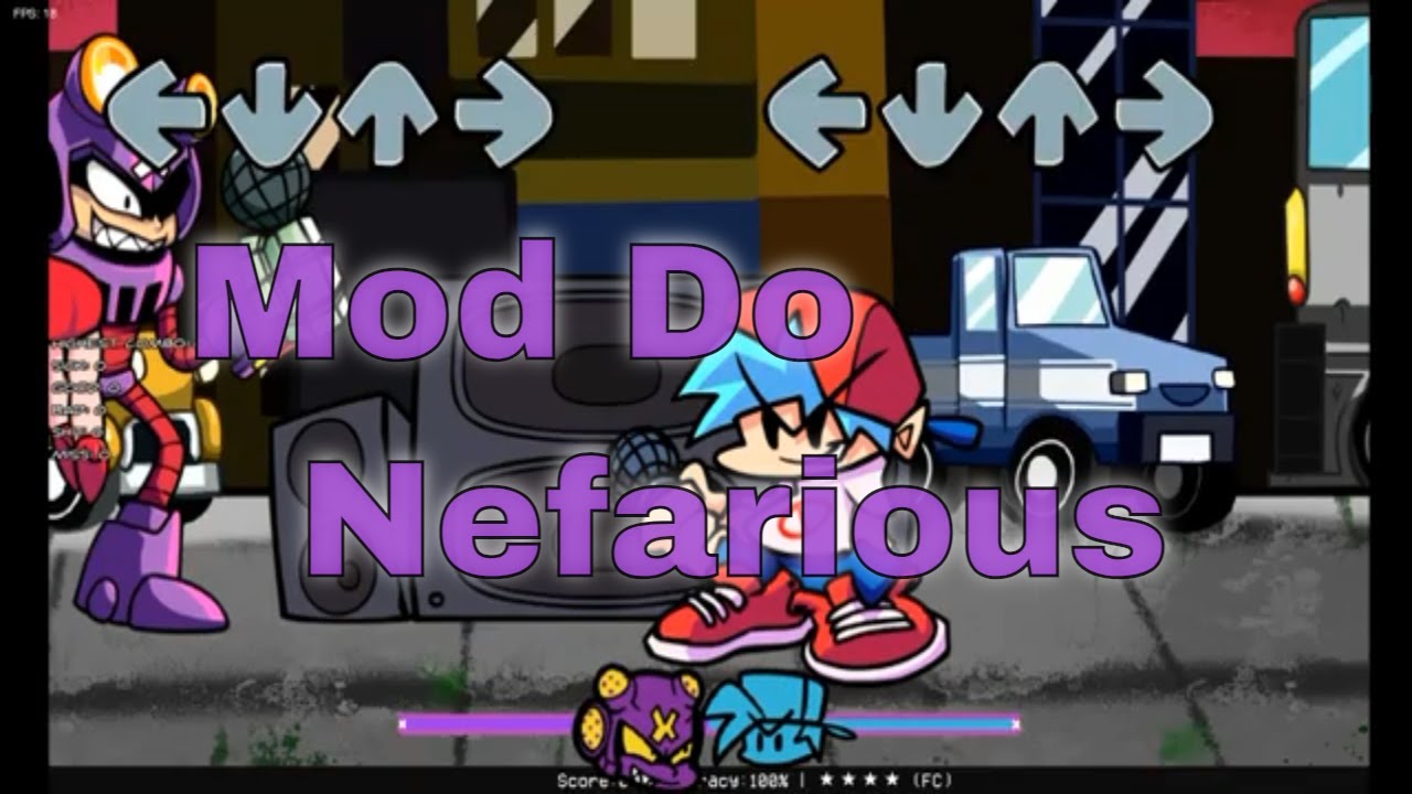 O mod do Nefarious Esta Espetacular! Vs Crow Mod fnf - YouTube