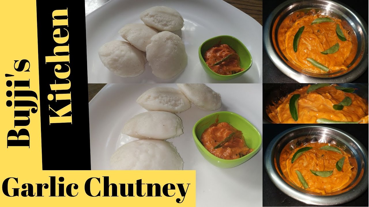 Poondu Chutney | Garlic Chutney | Bujji's Kitchen - YouTube