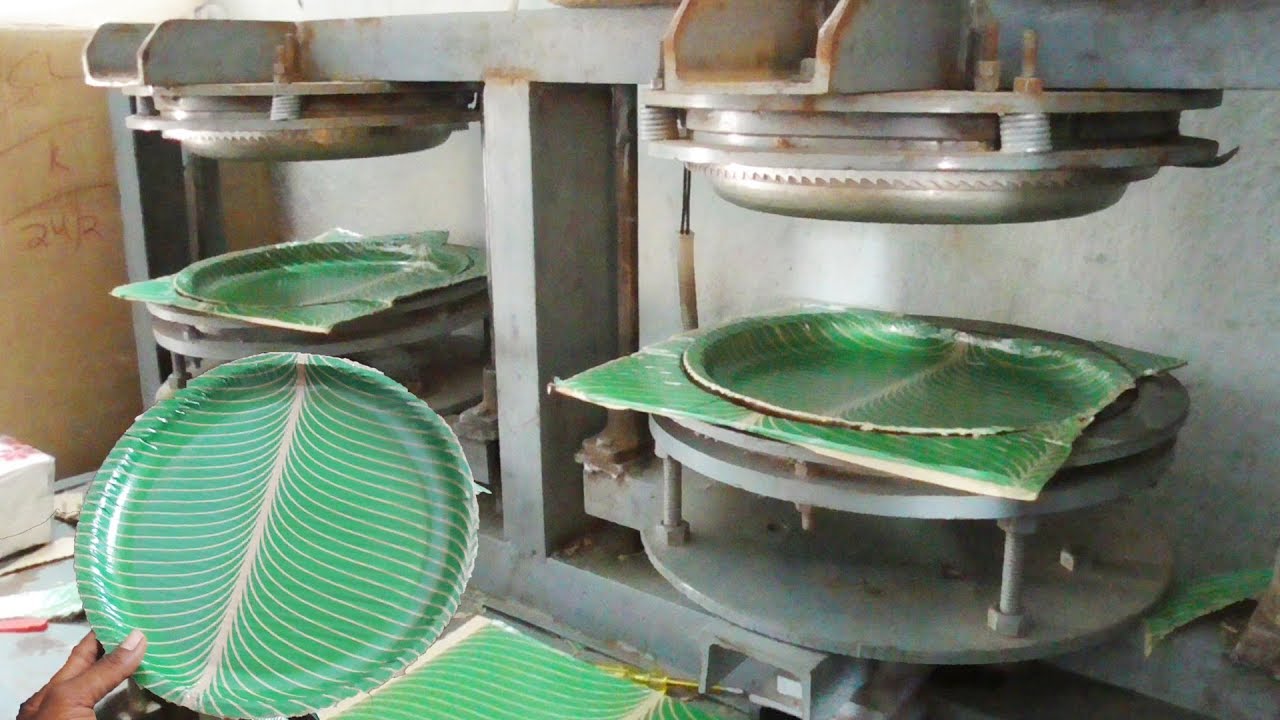 Semi Automatic Buffet Paper Plates Making Machine / Small Scale ...