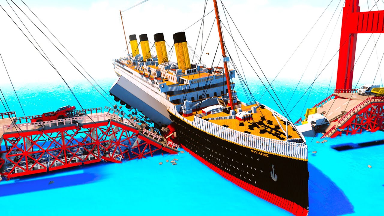 Titanic Sinking And Crashing | Teardown - YouTube