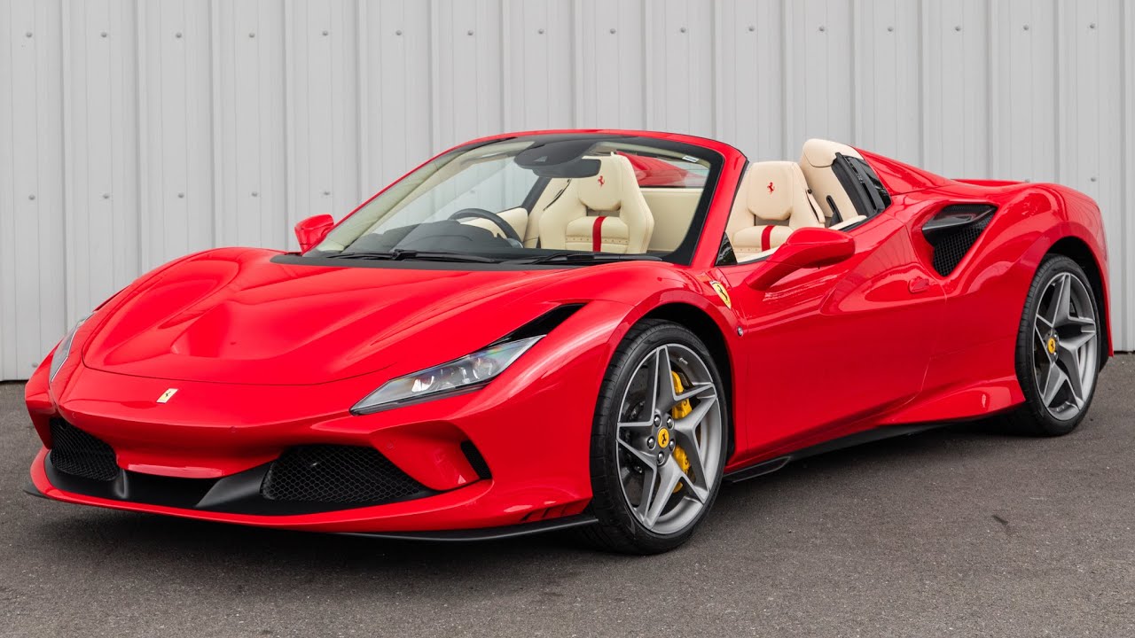 2021 Ferrari F8 Spider - Rosso Corsa - Walkaround & Interior - YouTube