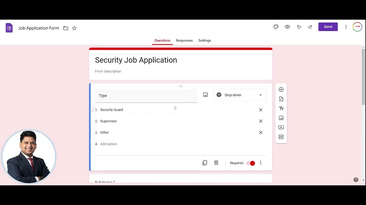 Job Application Form For Private Security Agency - YouTube