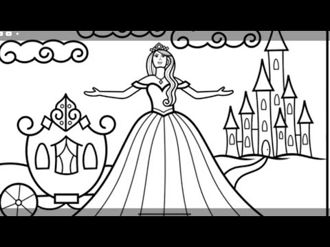 How to drawing a winter princess step by step 👰🫅🏰🏰 princess drawing And ...