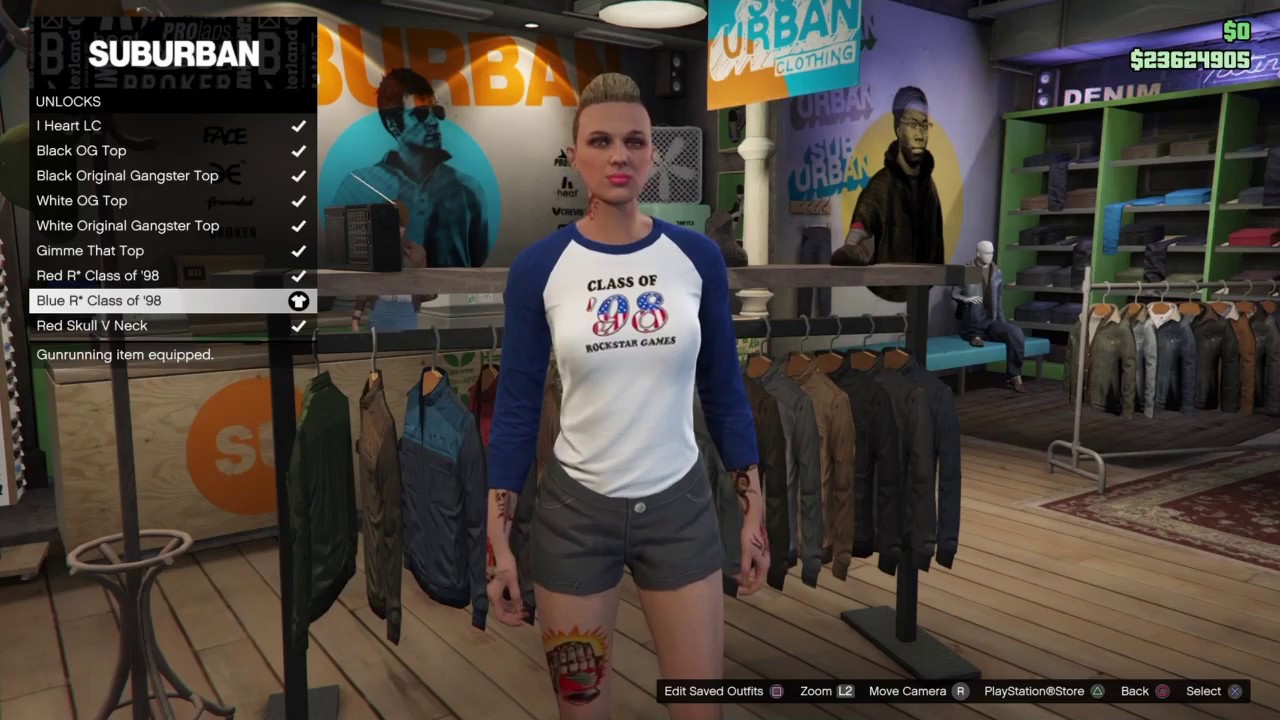 GTA Online R* Class of '98 Special Tops! March 7th - 13th 2019 - YouTube