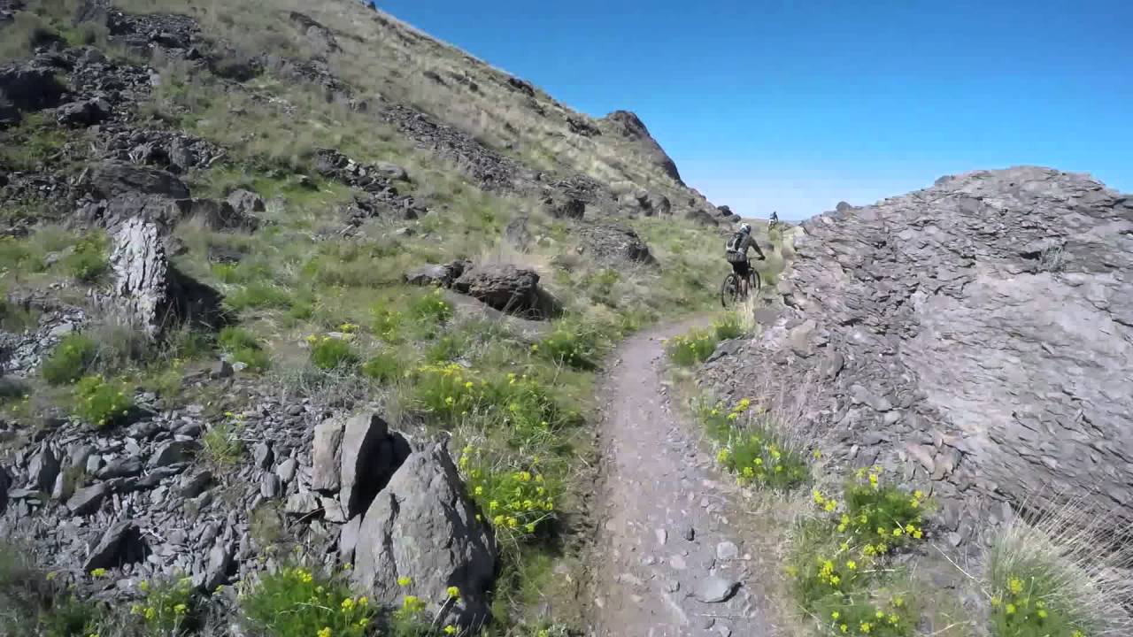 Antelope Island White Rock Loop and Elephant Head Trail - YouTube