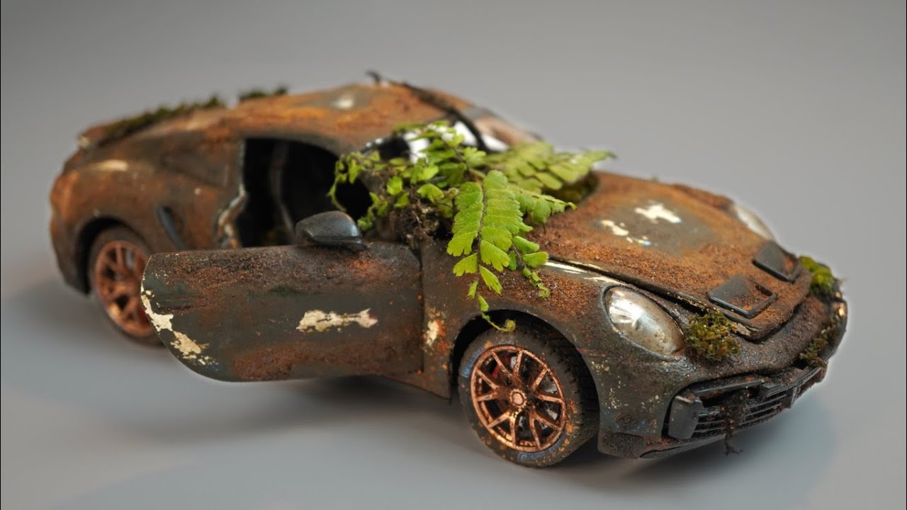 Restoring a Rusty Porsche-Inspired Toy Model Car | From Rust to Shine ...