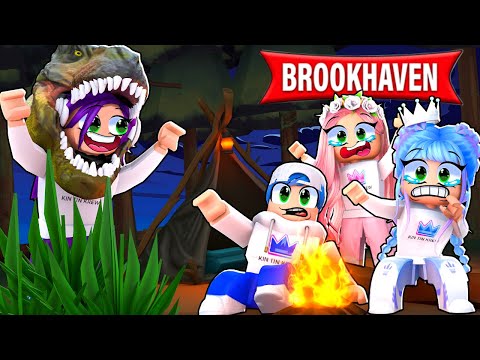 BROOKHAVEN CAMPING STORY IN ROBLOX!