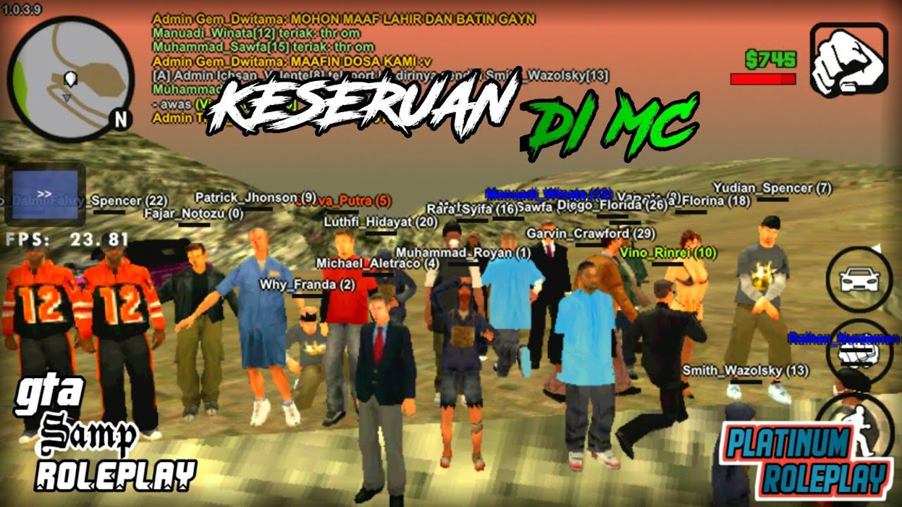 KESERUAN KESERUAN DI MC BARENG WARGA - GTA SAMP INDONESIA [PLATINUM ...