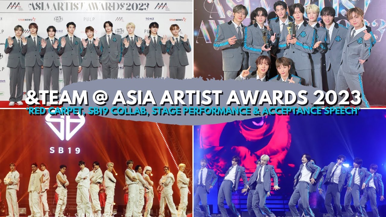 &TEAM At AAA 2023 (Red Carpet, SB19 Collaboration, Stage Performance & 2 Awards Acceptance ...