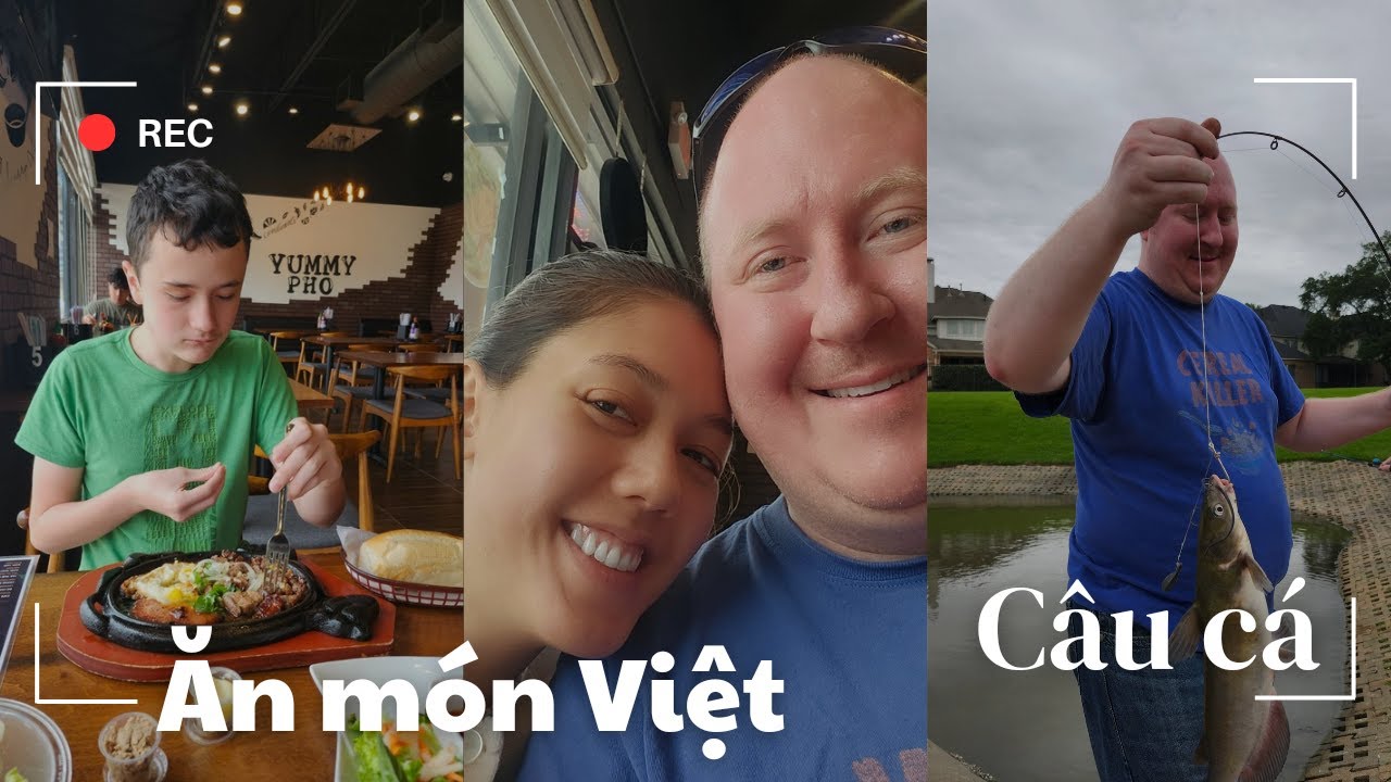 Vlog 22 - ĐI ĂN MÓN VIỆT VÀ CÂU CÁ - YouTube