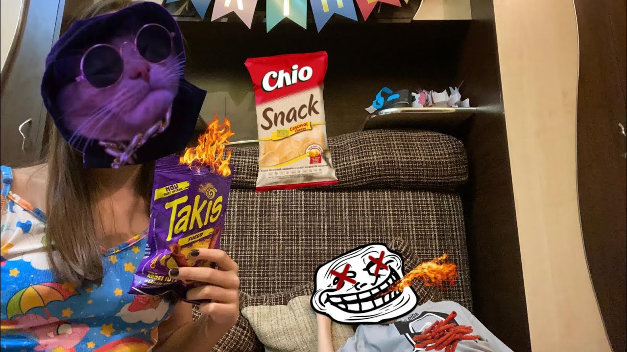 Încercăm Takis și chio snack cu @Sofiavlogs-slay - YouTube
