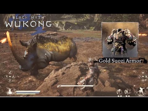 Blackmyth: Wukong Legendary Wukong Gold Suozi Armor Unlock & Gold ...
